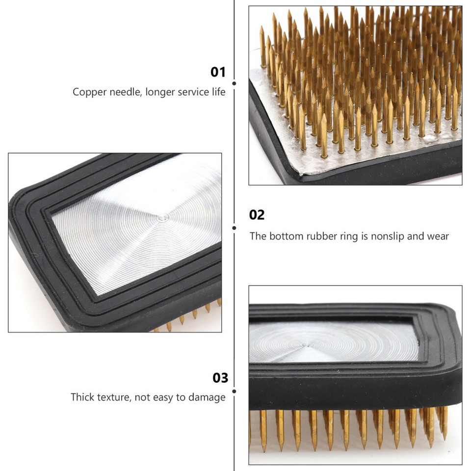 Flower Floral Pin Needle Arrangement Round Holder Arranging Fixing ...