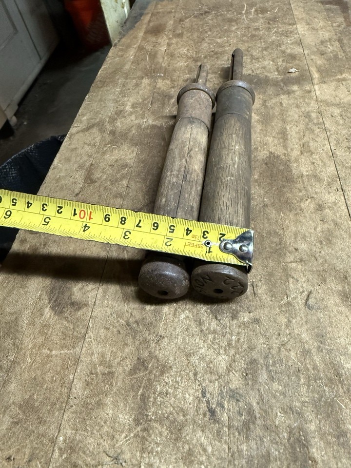 Antique Old 2 Two Man Crosscut Hand Saw Logger Tool Wood Handles Set ...