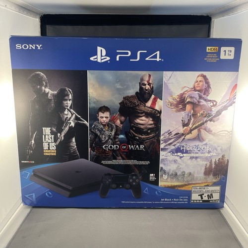 Sony PlayStation 4 Slim 1TB Console PS4 Black + Original Box ...