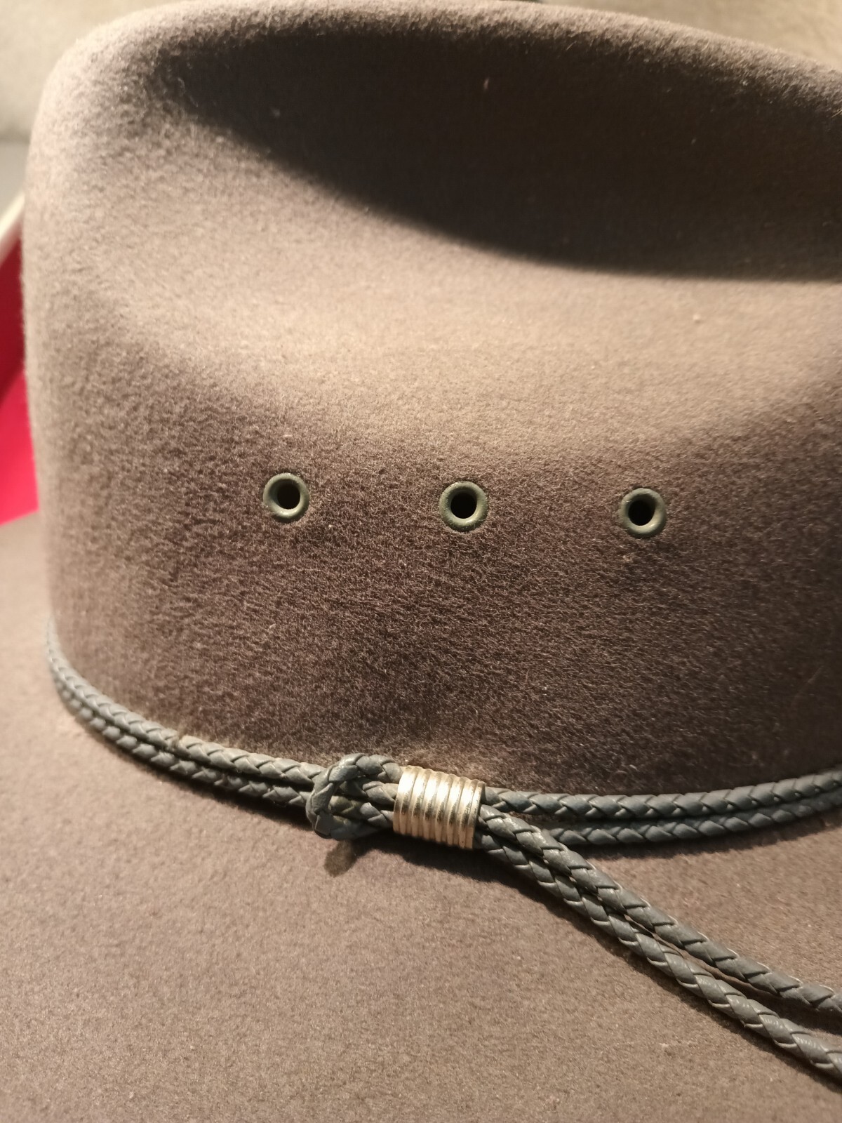 VINTAGE BAILEY WRANGLER 100 % WOOL COWBOY HAT WPL 5923 SIZE 7 1/4 MADE ...