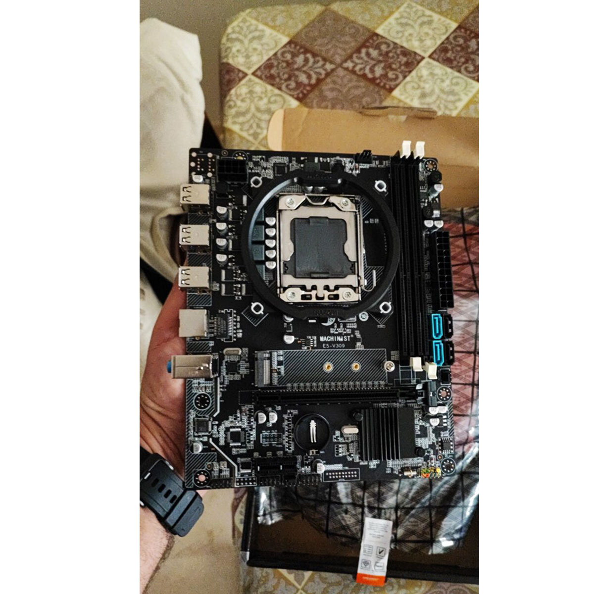 LGA 1356 X79 V307 Motherboard M-ATX DDR3 REG ECC RAM for Intel Xeon E5 ...