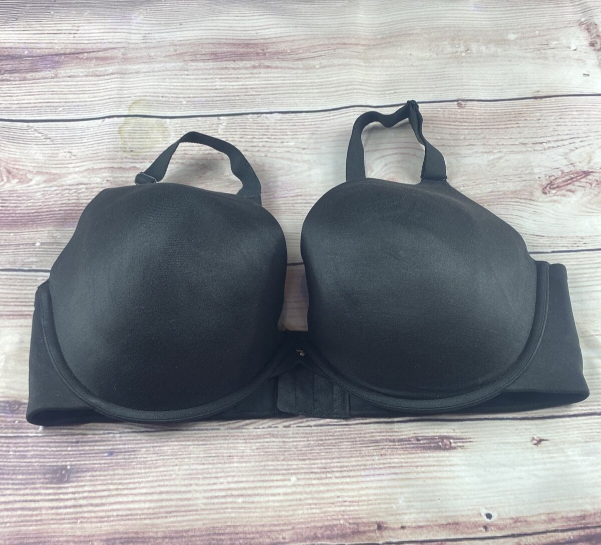 Lane Bryant Cacique Boost Plunge Bra Size 40DDD Black - Gem