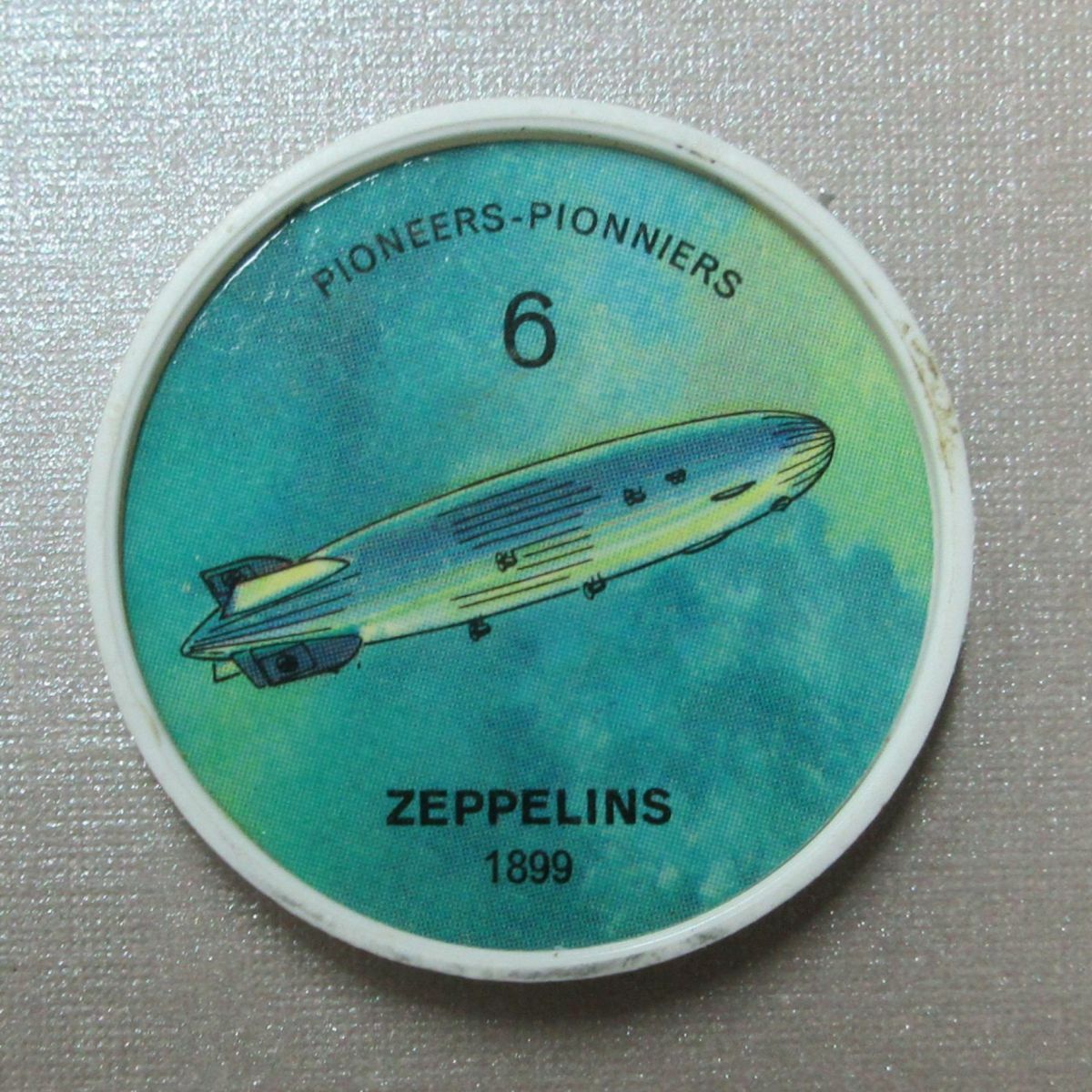 Vintage Jello Wheel Coin Pioneers-Pionniers #6 Zeppelins 1899 | eBay
