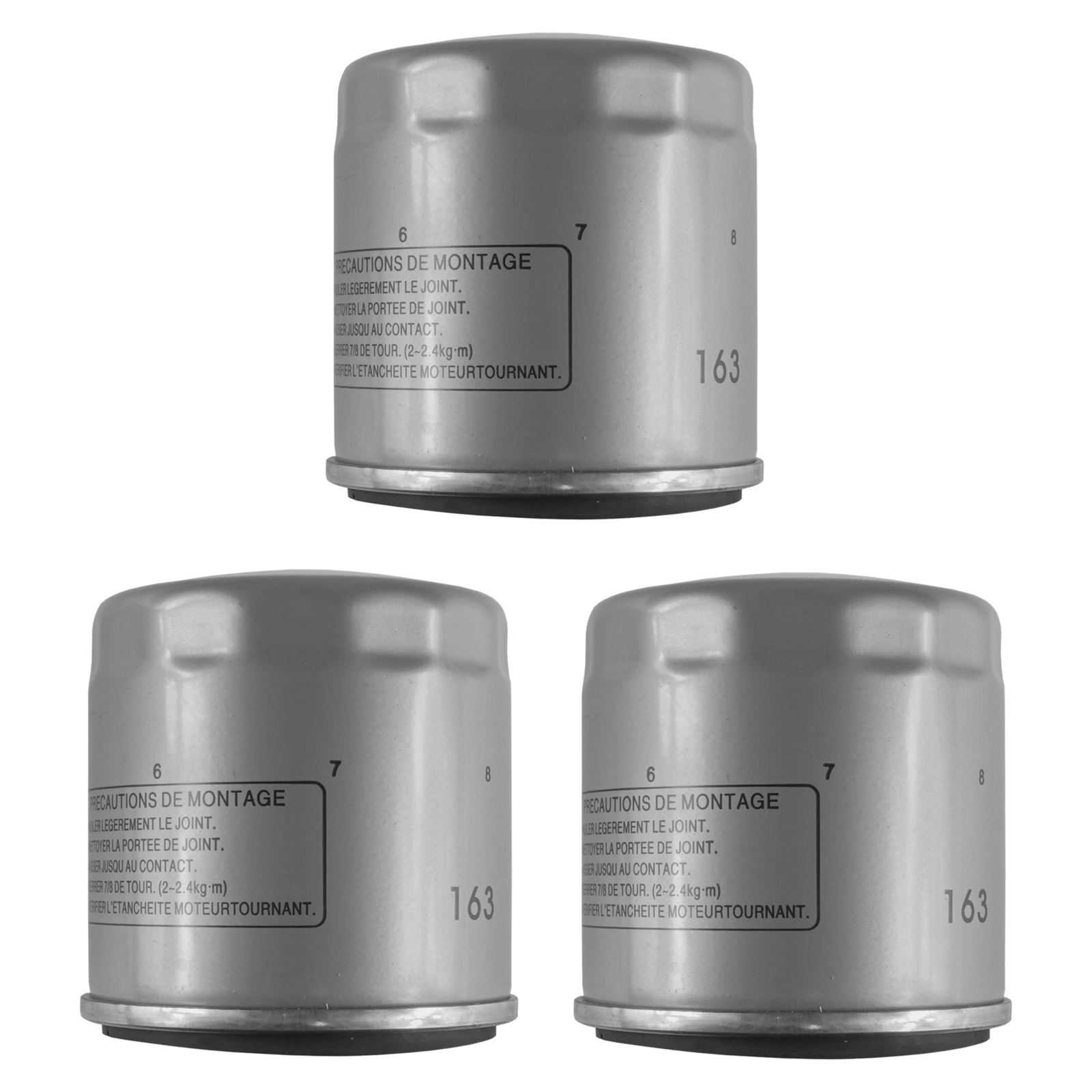 3 Pack Oil Filter for BMW R1150RT R1150R Rockster Edition 80 1150 2001 ...