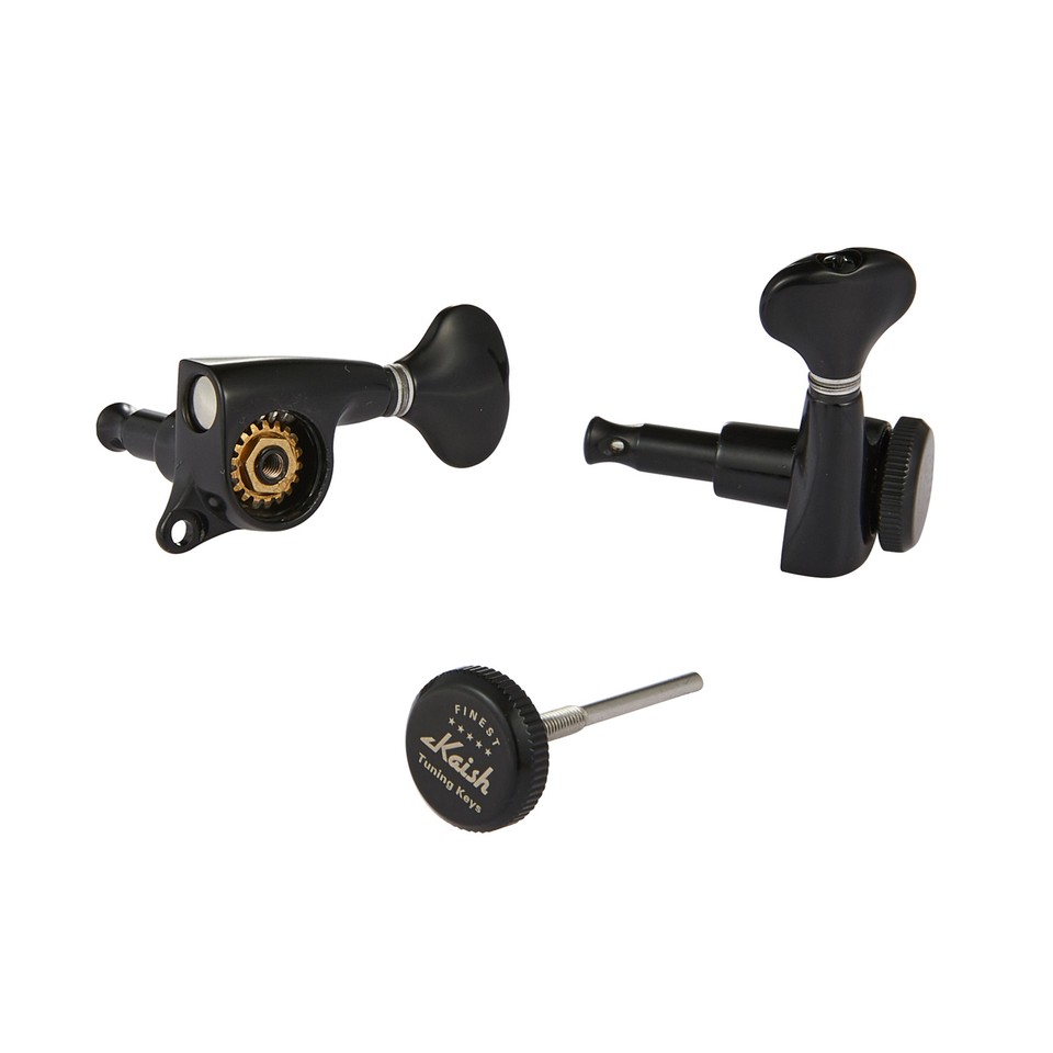 6 Inline 18:1 Gear Ratio Guitar Locking Tuners Machine Heads Tuning ...