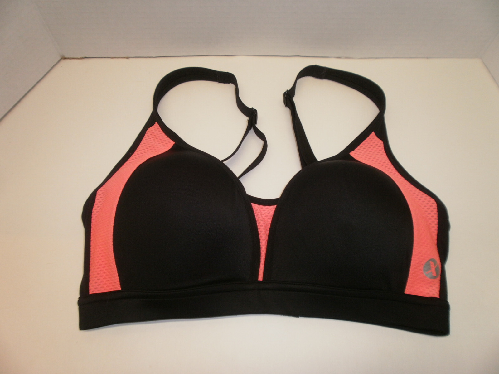 Xersion Sporty Black and Pink Size Small Bra Regular Straps and Back ...