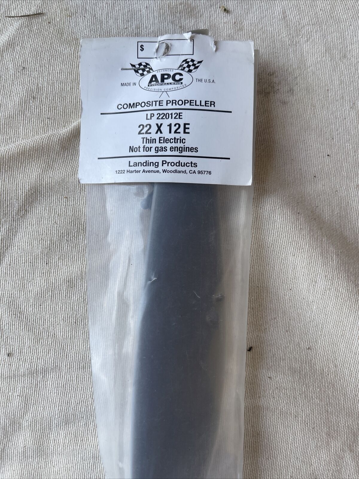 Rc APC 22 X 12E PROPELLER PATTERN PROPELLER COMPOSITE Aircraft Modeling ...