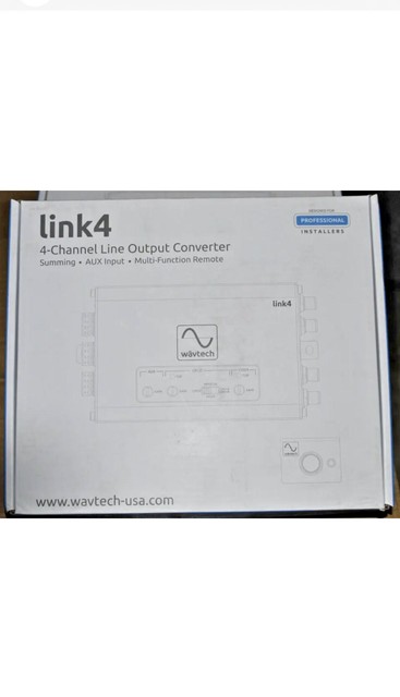 Wavtech link4 4ch LOC w/ Summing & Load Sense for sale online | eBay