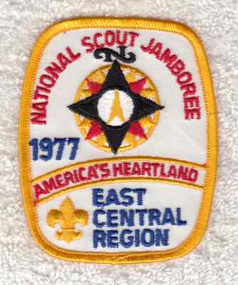 T981 OA BSA Scouts 1977 NATIONAL JAMBOREE EAST CENTRAL REGION POCKET ...