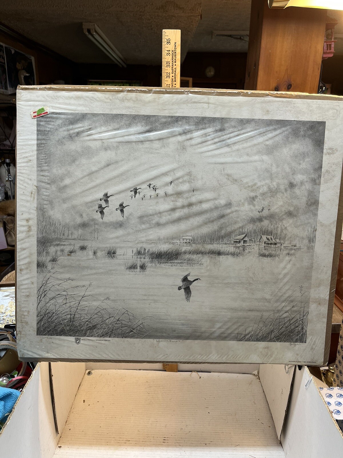 Virginia Artist Herb Jones Signed Print “Morning Flight” Dated 1981 | eBay