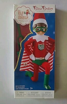 Elf on the Shelf Claus Couture Scout Elf Super Hero Outfit Christmas ...