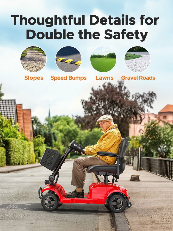 4 Wheel Powered Mobility Scooters | eBay