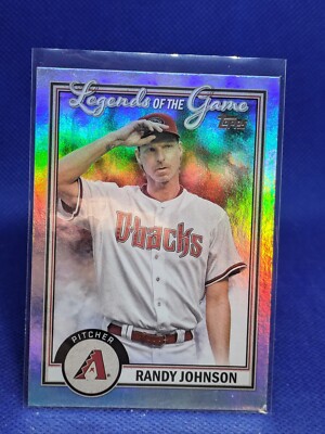 2023 Topps Series 2 Legends Of The Game #LG-28 Randy Johnson Arizona ...