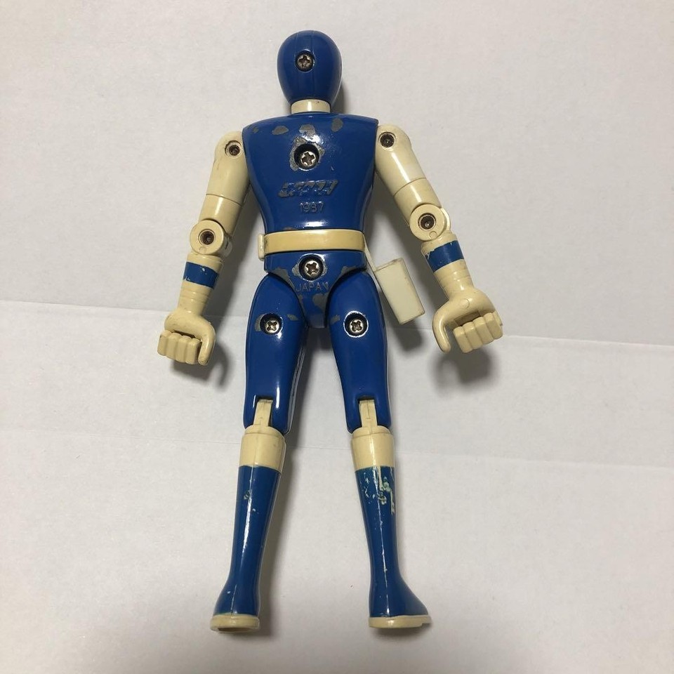 Sentai Series Hikari Sentai Maskman Blue Maskman Chogokin Bandai 1987 ...