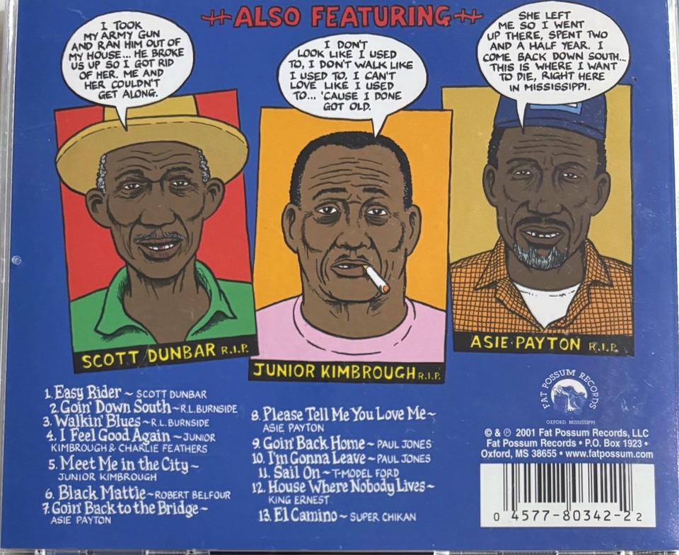 NOT THE SAME OLD BLUES CRAP II - Various CD 2001 Fat Possum Exc Cond ...
