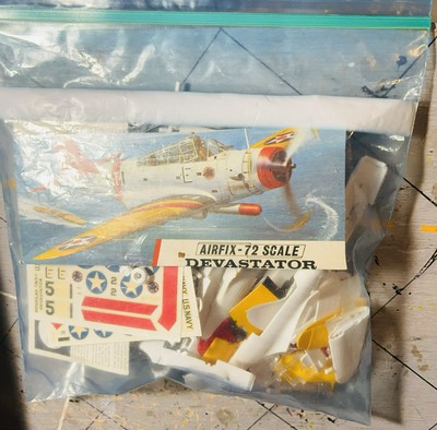 Junkyard Lot Of Airfix 1/72 TBD Devastator Kit Parts. | eBay