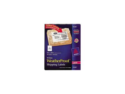 Avery WeatherProof Mailing Labels, TrueBlock Technology, Permanent ...