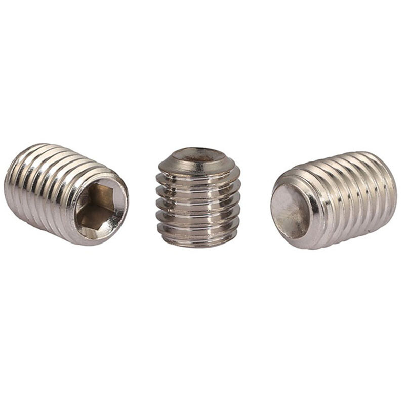 M4 304 Stainless Steel Hex Socket Set Screws with Cup Point Grub Screw ...
