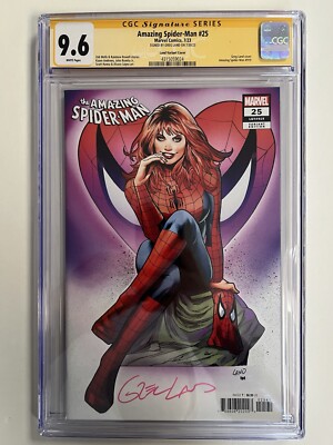 The Amazing Spider-Man #25 Greg Land Variant Signed CGC 9.6 | eBay