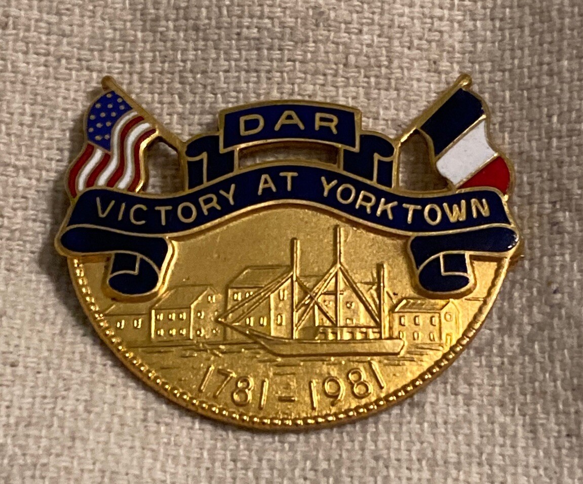 Daughters of the American Revolution Pin Gold Filled Victory at ...