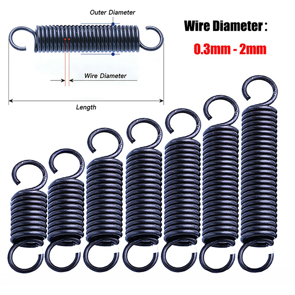 Expansion Spring Tension Extension Expanding Extending Springs 0.3-2mm ...