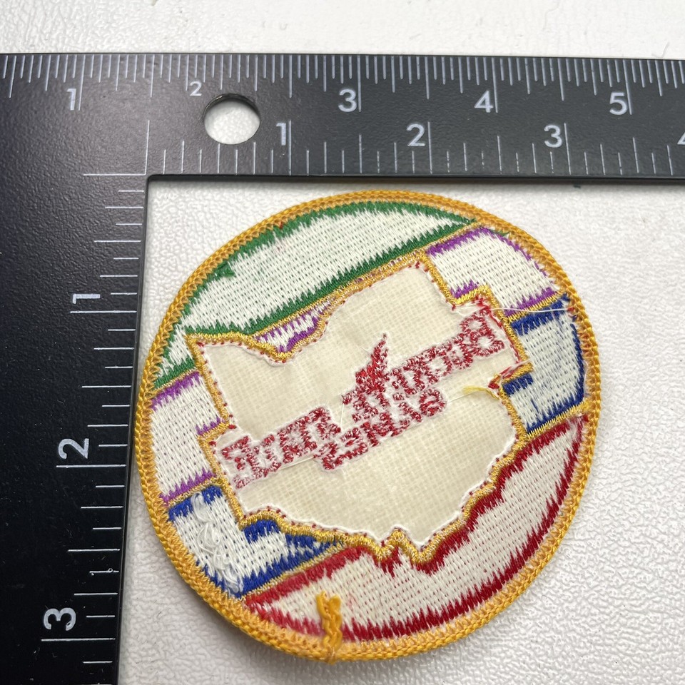 Ohio BUCKEYE STATE GAMES Patch With State Map Shape In Middle 24WM | eBay