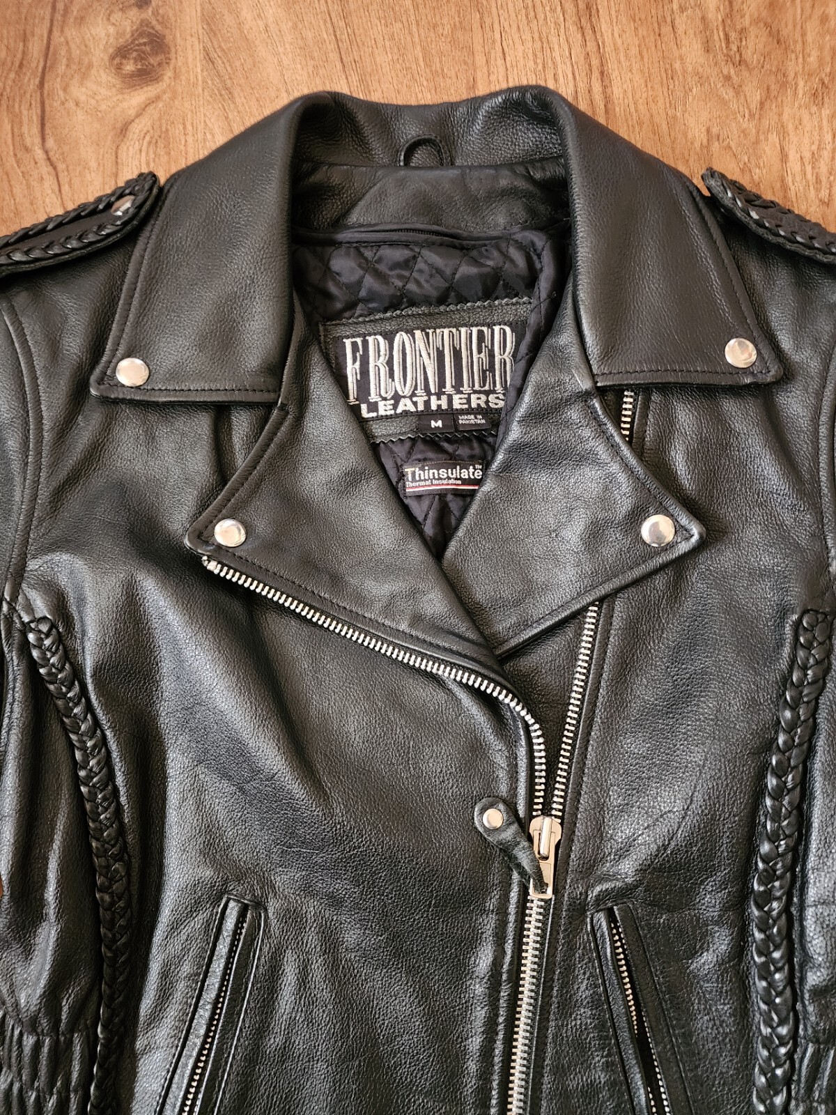 Frontier Leathers - Womans Black Leather Jacket - Siz… - Gem