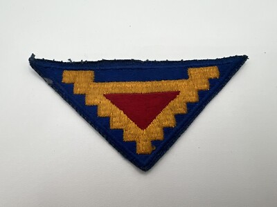 Vintage WWII US 7th Army Division Military Patch Old VTG Seven Steps ...