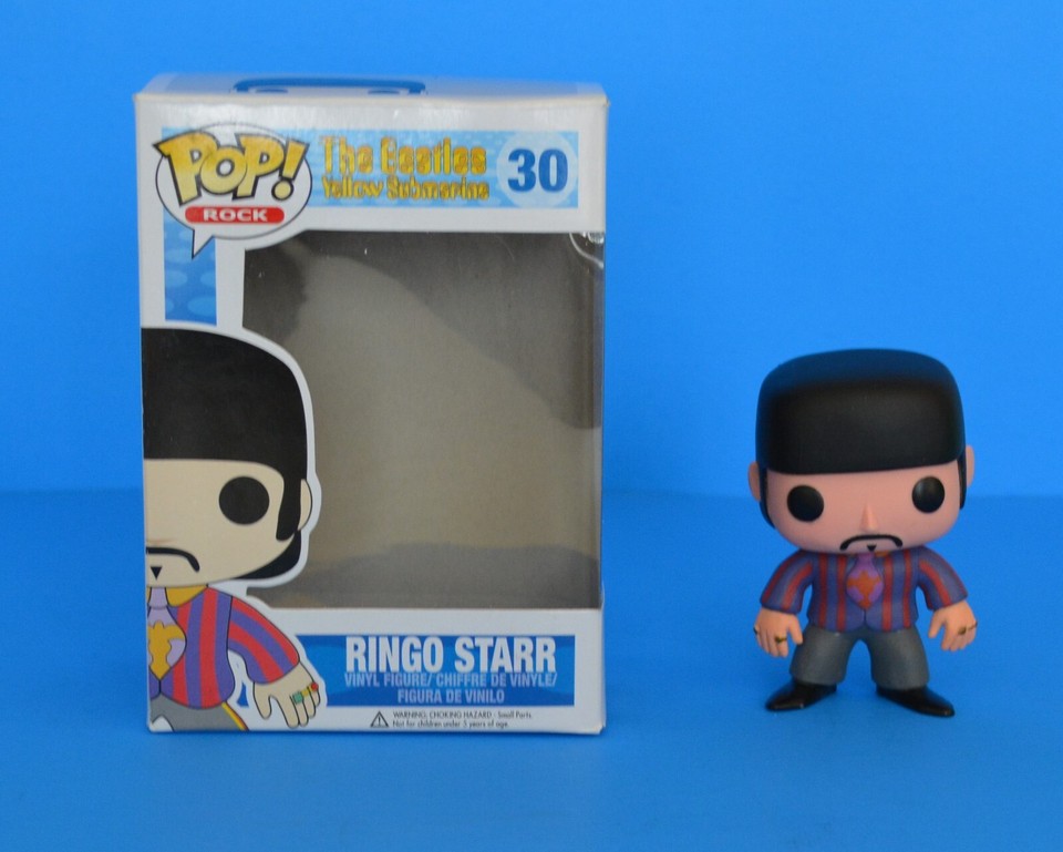 Beatles Funko Pop Rocks Yellow Submarine set of 5 Figurines and Tin ...