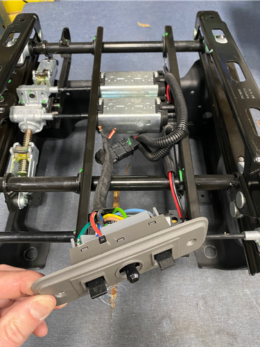 2016-2024 Chevy Express Savana Van Gray Cloth LH Driver's Seat Power ...