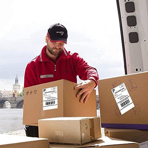 SJPACK 4x6 Thermal Labels, Shipping Labels with Perforated Line ...