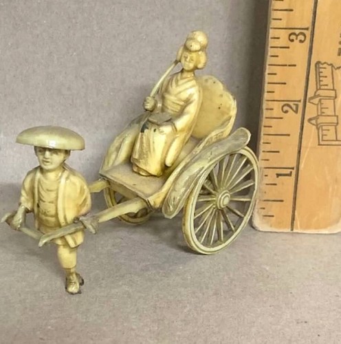 RICKSHAW FIGURINE CART VINTAGE 1930’s JAPAN | eBay