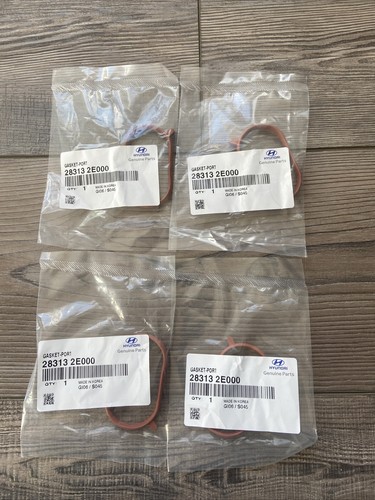 Lot of 4 Genuine Hyundai OEM Intake Manifold Gaskets 28313-2E000 - New ...
