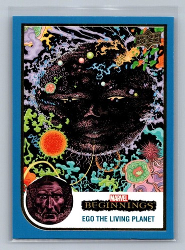 EGO THE LIVING PLANET 2022 Upper Deck Marvel Beginnings Vol 2 Blue ...
