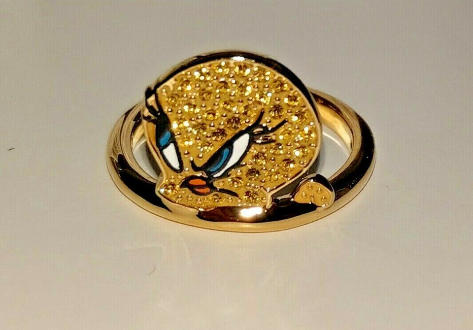 Swarovski Ring LOONEY TUNES Tweety / LTOP Grösse 55 NEU OVP (2) MIB NEW ...