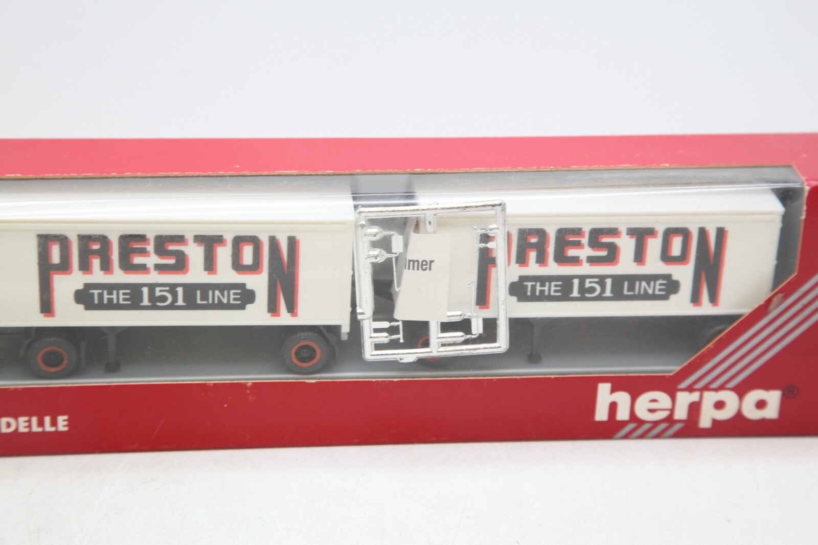 HERPA - Camion americain double remorque "PRESTON THE 151 LINE" - 1:87 ...