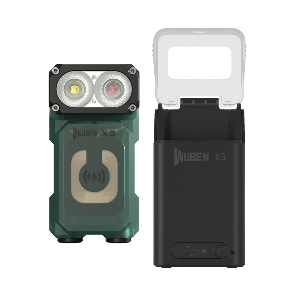 WUBEN X3 World First Wireless Charging EDC Mini LED Flashlight 700 ...