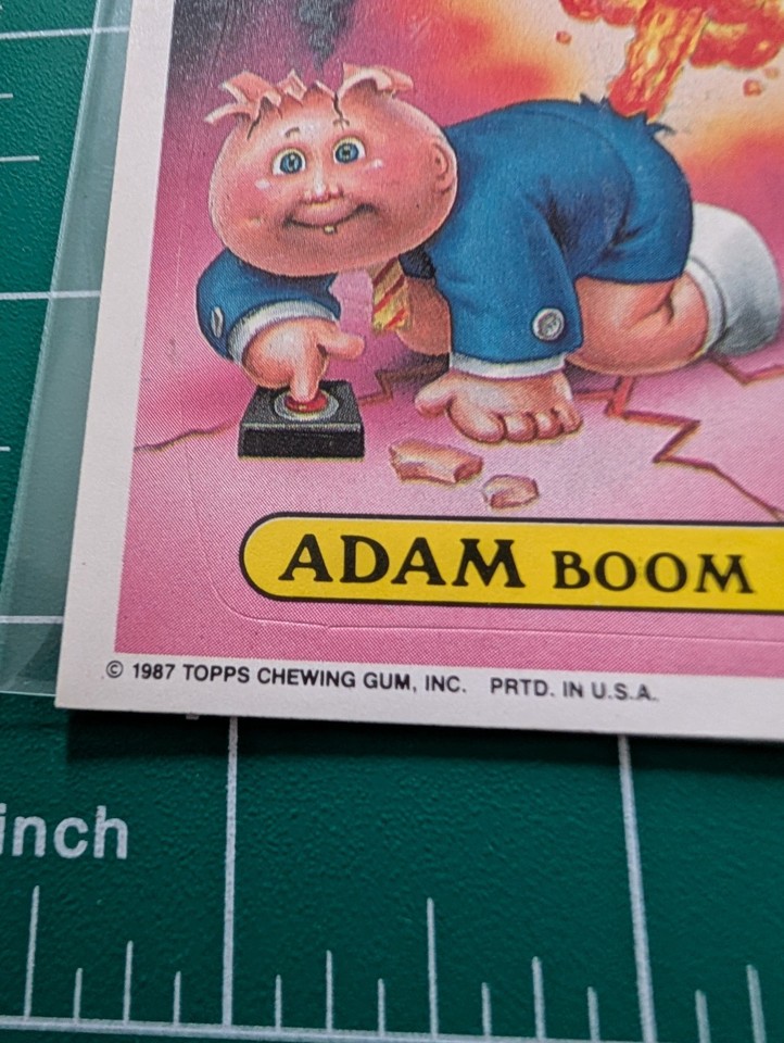 1987 garbage pail kids cards Adam Boom And Blasted Billy II | eBay