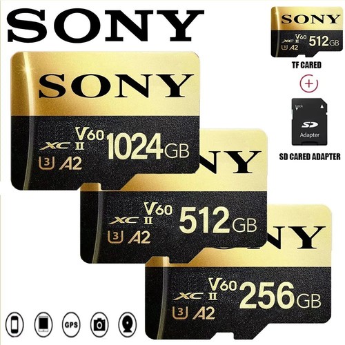 SD Card Ultra-Fast Micro TF Sony SD Card 1TB 512GB 256GB 128GB 64GB ...