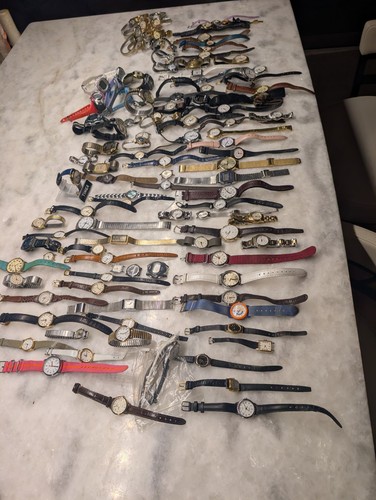 Timex Watch Lot (121) Watches Variety Collect Resell Wristwatch Vintage ...