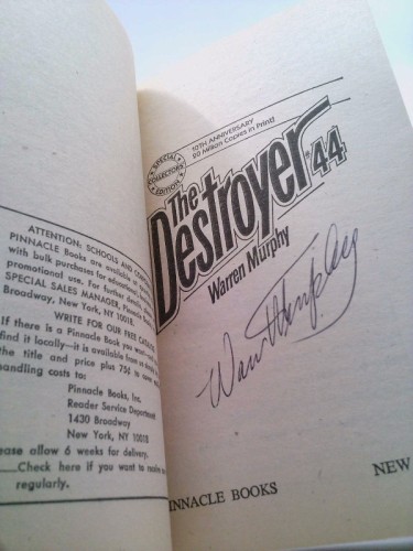 BALANCE OF POWER: The Destroyer No. 44 (Signed) by Warren Murphy | eBay