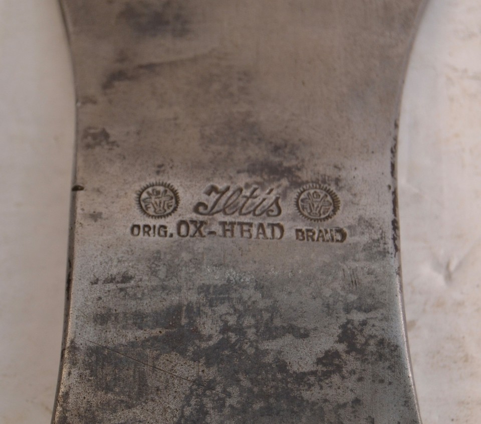 Vintage Rare ILTIS Ochsenkopf Ox-Head double bit Axe head, Nice 2lb 8 ...