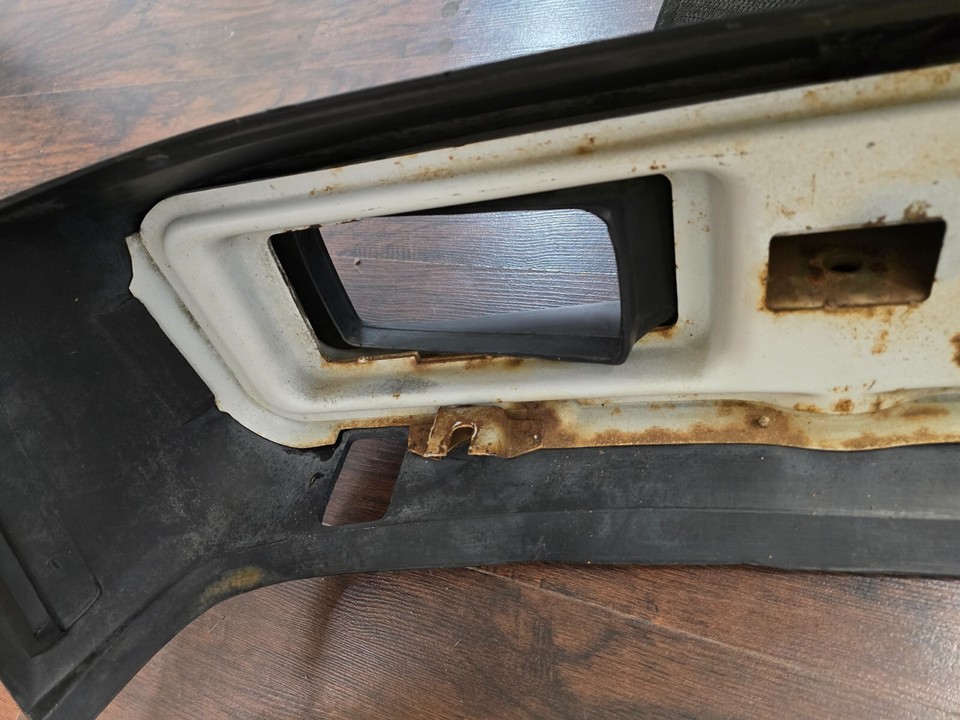 NICE USED ORIGINAL GENUINE PORSCHE 914 RUBBER FRONT BUMPER WITH COVER ...