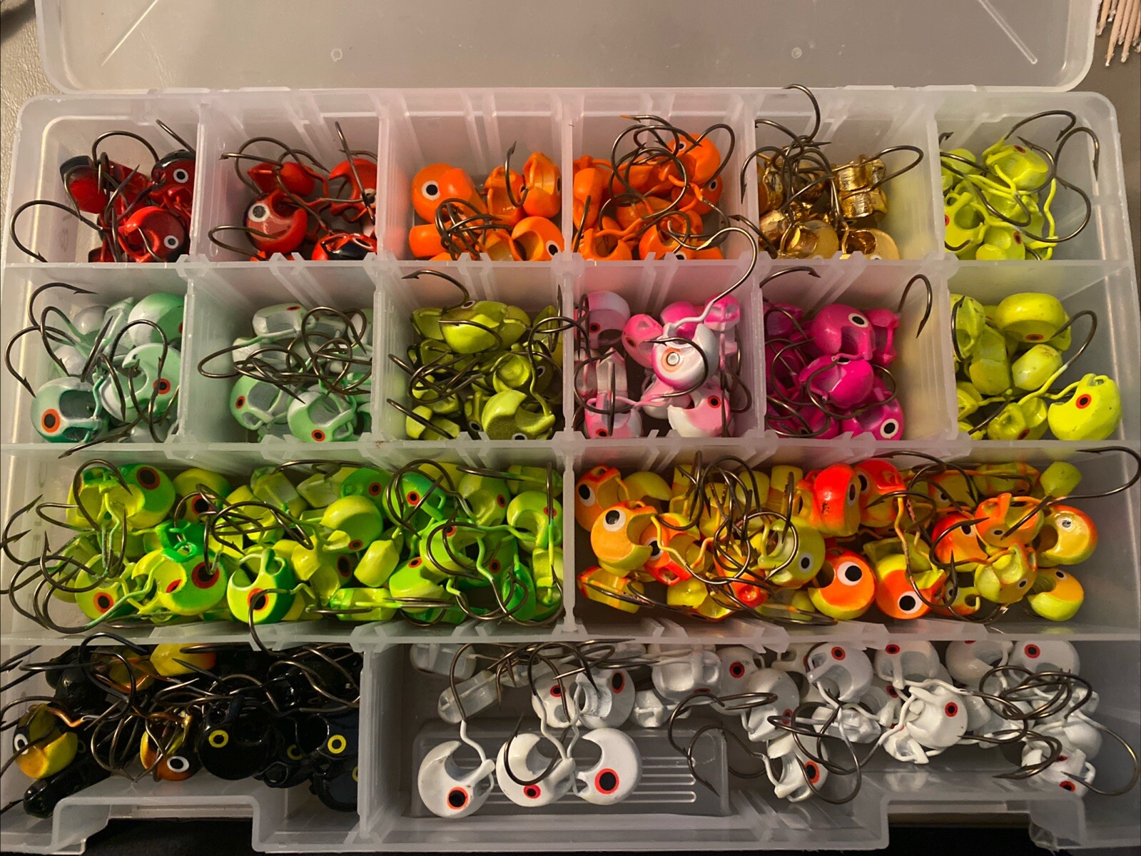 278 Assorted Fin Tech "Zone-R " 3/8oz & 1/2oz Nuckleball Jigs | eBay