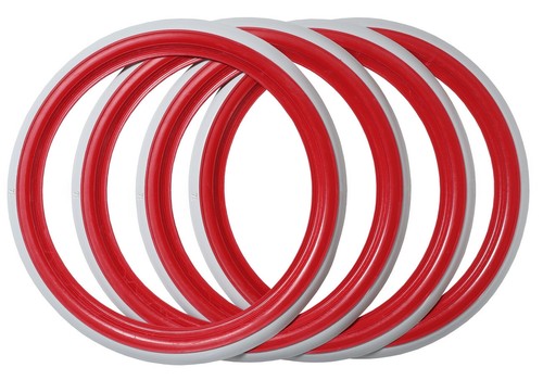 14'' wheel Red & White Wall Tyre line Insert trim Set | eBay Australia