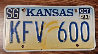 1994 Kansas License Plate BLY 135 Saline County SA May Man Cave | eBay