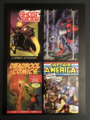 Deadpool COVERS Pinup - Marvel Comic Book Poster 8.5X11.5 | eBay