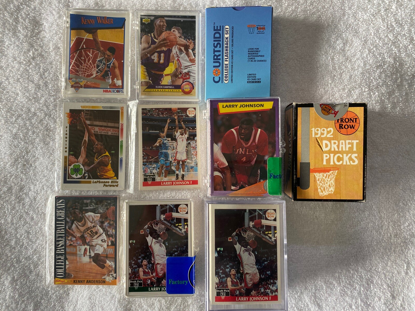 Lot of 10 Basketball Sets.Front Row,Courtside,Upper Deck,NBA Hoops,Wild ...