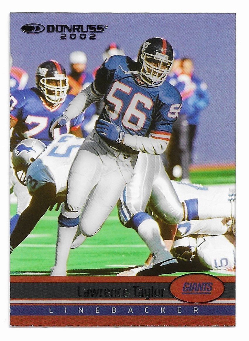 2022 Panini Clearly Donruss - Clearly Retro 2002 #02-12 Lawrence Taylor ...