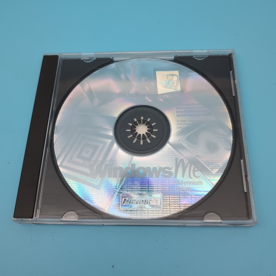 Vintage Microsoft Windows ME UPGRADE EDITION Millennium Edition CD ...